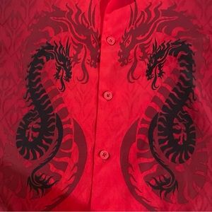 silver point | Shirts | Vintage 200s Silver Point Mens Dragon Shirt ...